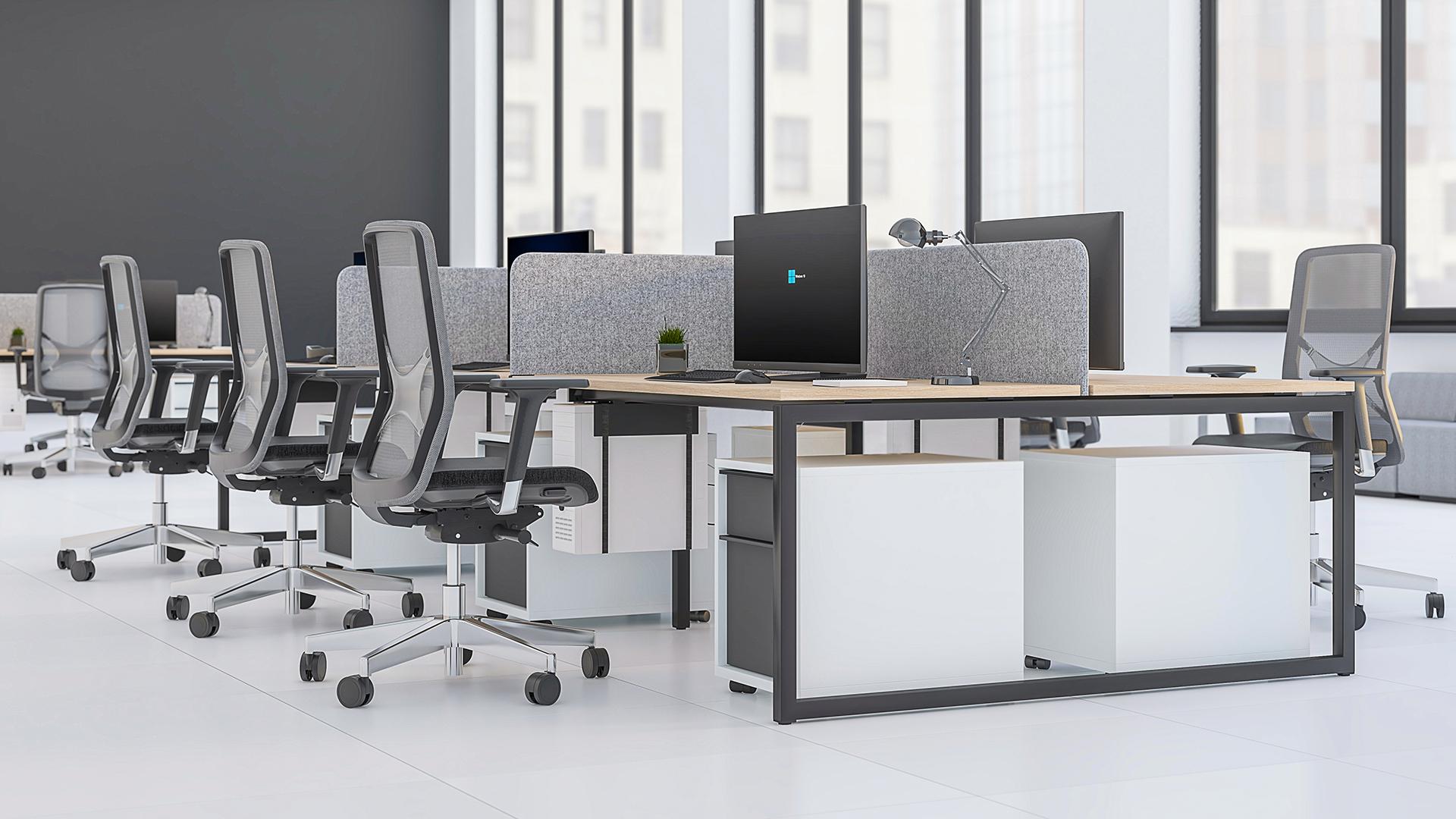 Office Desks. Bench Desking Systems. ‘O’ Frame Desks. Octopus Interiors ...